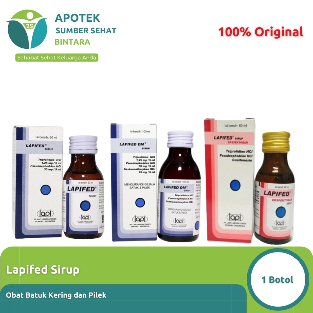 Jual Lapifed Sirup Obat Batuk dan Pilek | Shopee Indonesia