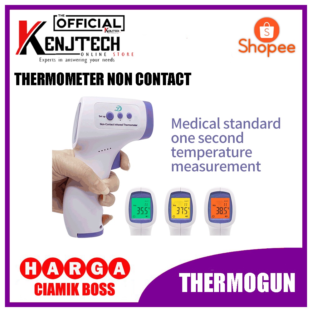 Jual Thermogun Thermometer Tembak Infrared Non Contact Murah ...