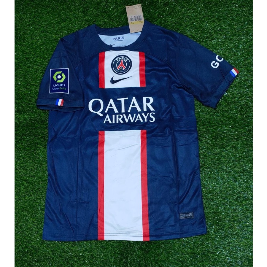 Jual FULL PATCH LIGUE 1 BAJU BOLA PSG HOME 2022/2023 GRADE ORI IMPORT ...