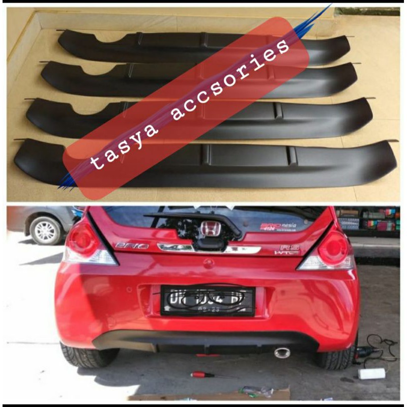 Jual rear diffuser honda brio hitam doff | Shopee Indonesia