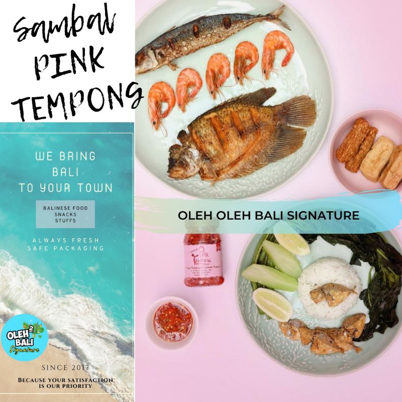 Jual Sambal Pink Tempong Bali (Frozen Packed Fresh) Indonesia|Shopee ...