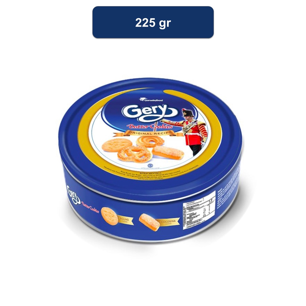 Jual Gery Butter Cookies 225gr Indonesiashopee Indonesia