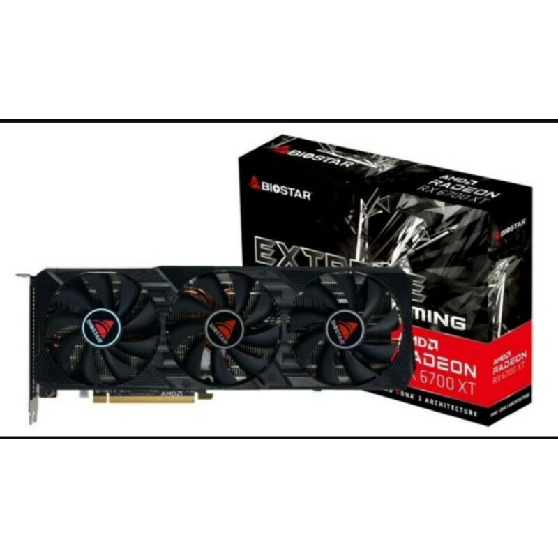 Jual VGA Biostar RX 6700 XT 12GB GDDR6 192-BIT | Shopee Indonesia