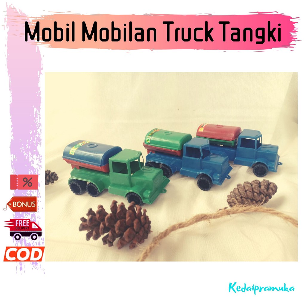 Jual Mainan Jadul 90an / Mobil Mobilan Truck Tangki / Truk Maianan ...