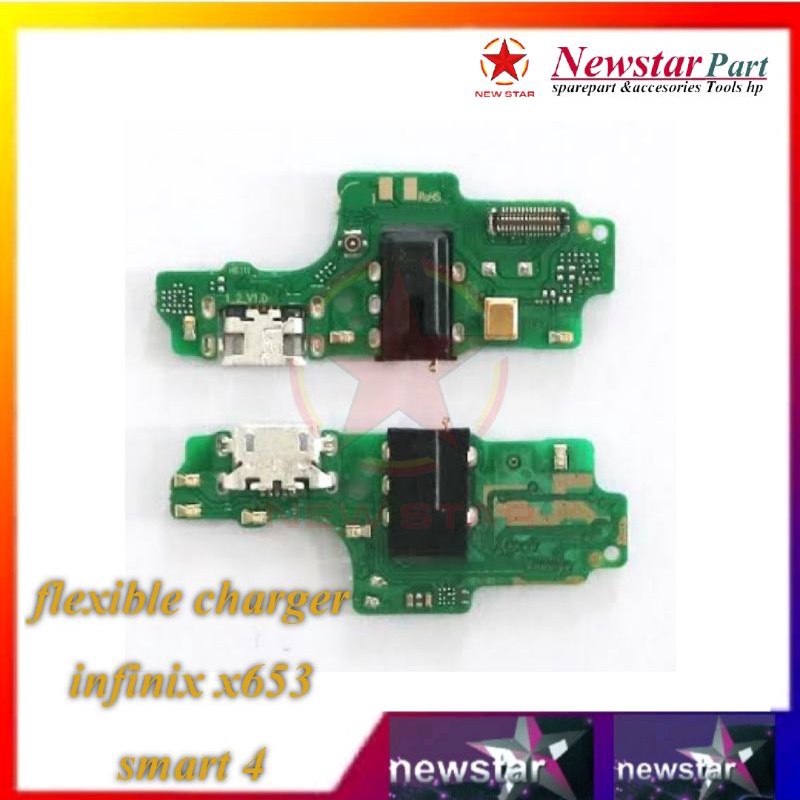 Jual FLEXIBEL PAPAN KONEKTOR CHARGER CON TC INFINIX X653 Smart 4 4c ORIGINAL | Shopee Indonesia