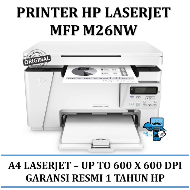 Jual Printer HP Laserjet MFP M26NW - Garansi Resmi | Shopee Indonesia