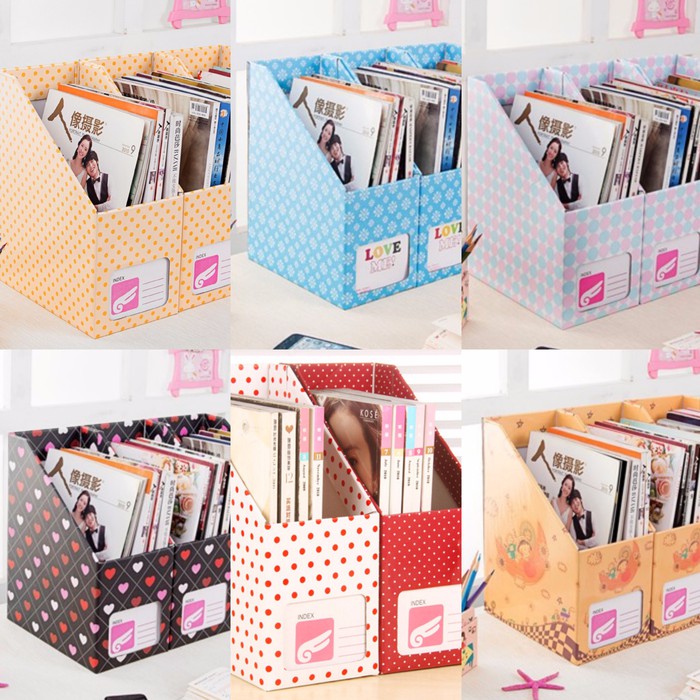 Jual Multibox/ Kotak organizer Buku Majalah/ Index/ Box File Kartun ...