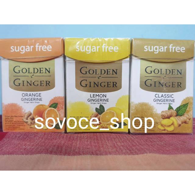 Jual Permen Jahe Golden Ginger Sugar Free 45g | Shopee Indonesia