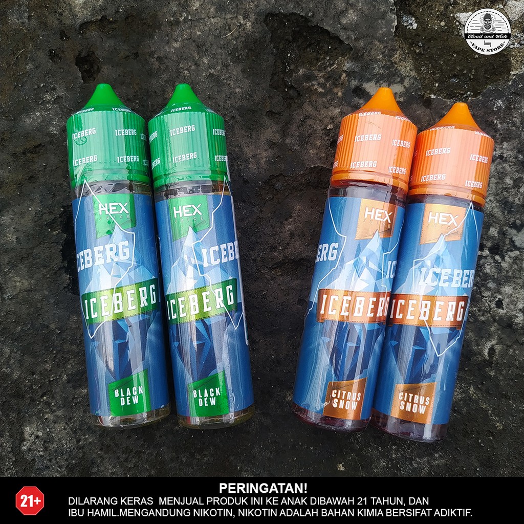 Jual LIQUID ICEBERG FREEBASE 60ML | Shopee Indonesia