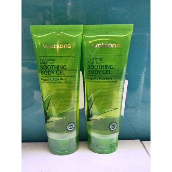 Jual body gel Aloe Vera Watson 100ml Indonesia|Shopee Indonesia
