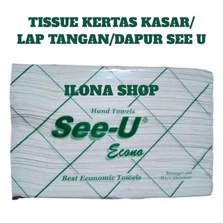 Jual TISSUE KERTAS KASAR SEE U/TISU LAP TANGAN/TISUE MINYAK DAPUR SEE-U ...