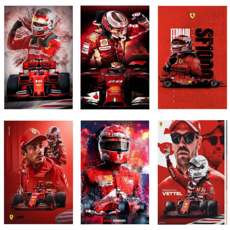 Jual Poster dinding racing Formula1/size A4/Tanpa bingkai. | Shopee ...