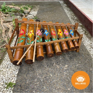 Jual Rindik Bambu Bali Mainan Rindik Tingklik Bambu Alat Musik Bambu ...