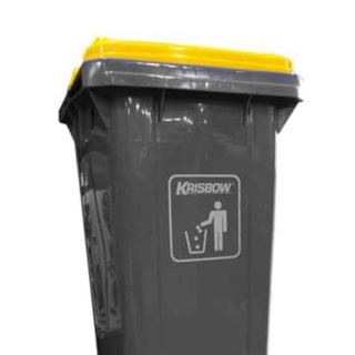 Jual Dust Bin Krisbow 120 Ltr Tempat Sampah Plastik pedal Outdoor ...