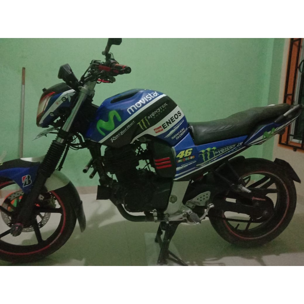 Jual Decal Modif Stiker Yamaha Byson Modif Movistar | Shopee Indonesia