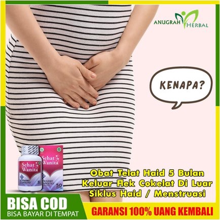 Jual Obat Telat Haid 2 - 3 - 4 - 5 Bulan / Keluar Flek Cokelat Di Luar ...