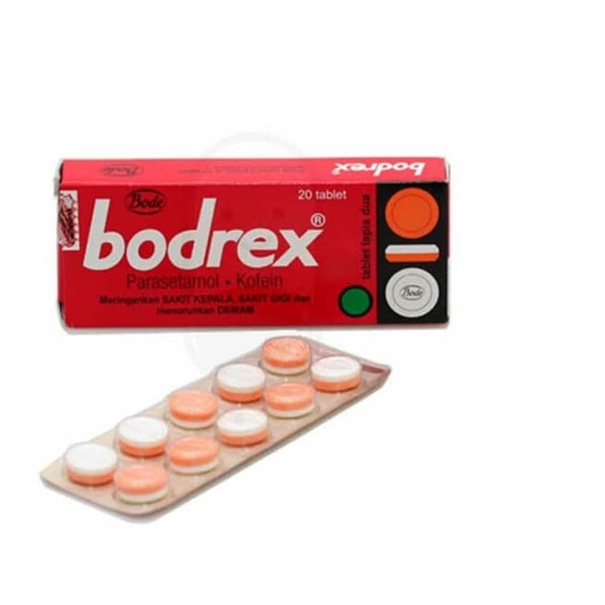 Jual Bodrex Obat Sakit kepala ( Per Packk isi 2 Strip atau 20 tablet ...