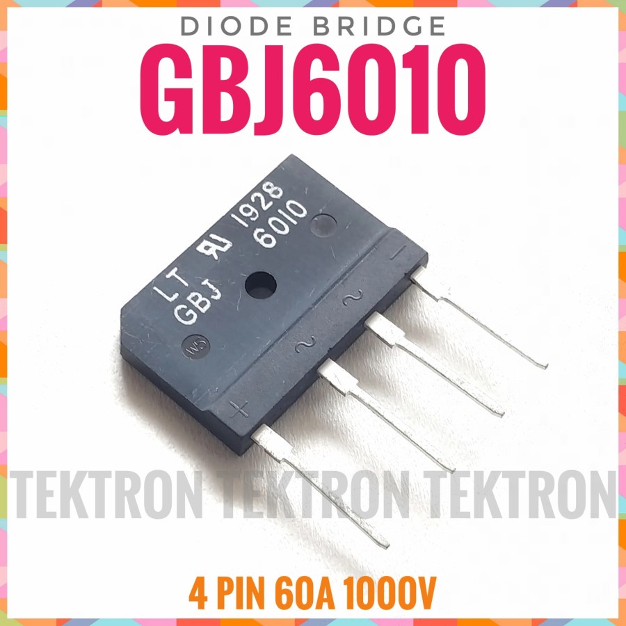 Jual GBJ6010 Diode Bridge 60A 1000V Sisir in Line 60 A Dioda GBJ 6010 | Shopee Indonesia