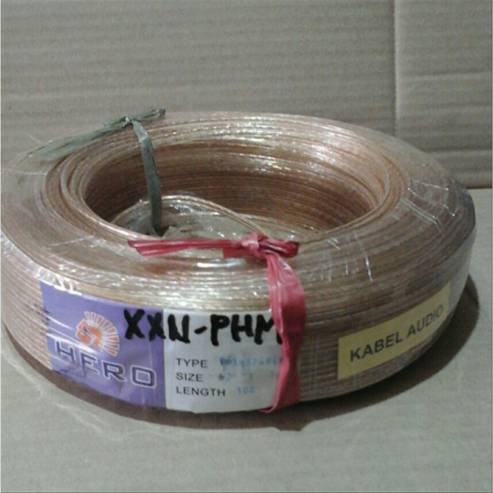 Jual kabel listrik meteran transparan 2x50 isi serabut tembaga | Shopee Indonesia