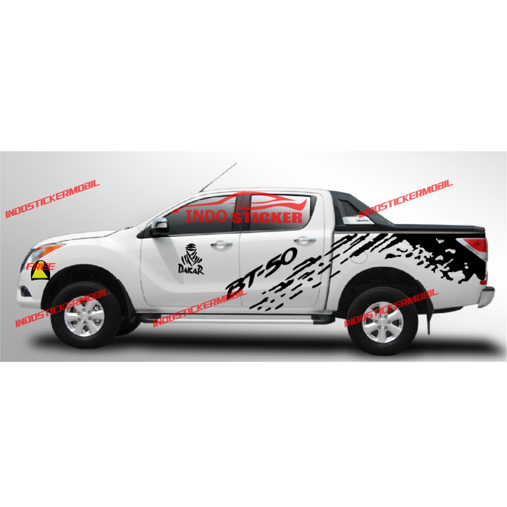 Jual sticker stiker mobil mazda bt-50 pro cutting sticker mobil mazda ...