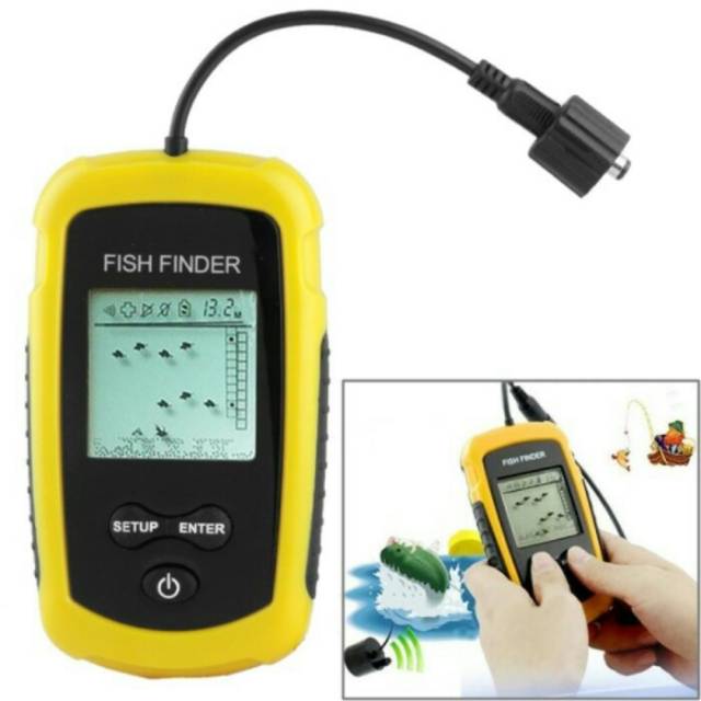 Jual Fish Finder Wire Alat Pelacak Pencari Ikan Bukan Wireless | Shopee ...