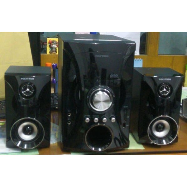 Jual Polytron Multimedia PMA-9525 FM Bluetooth Speaker Subwoofer Aktif ...