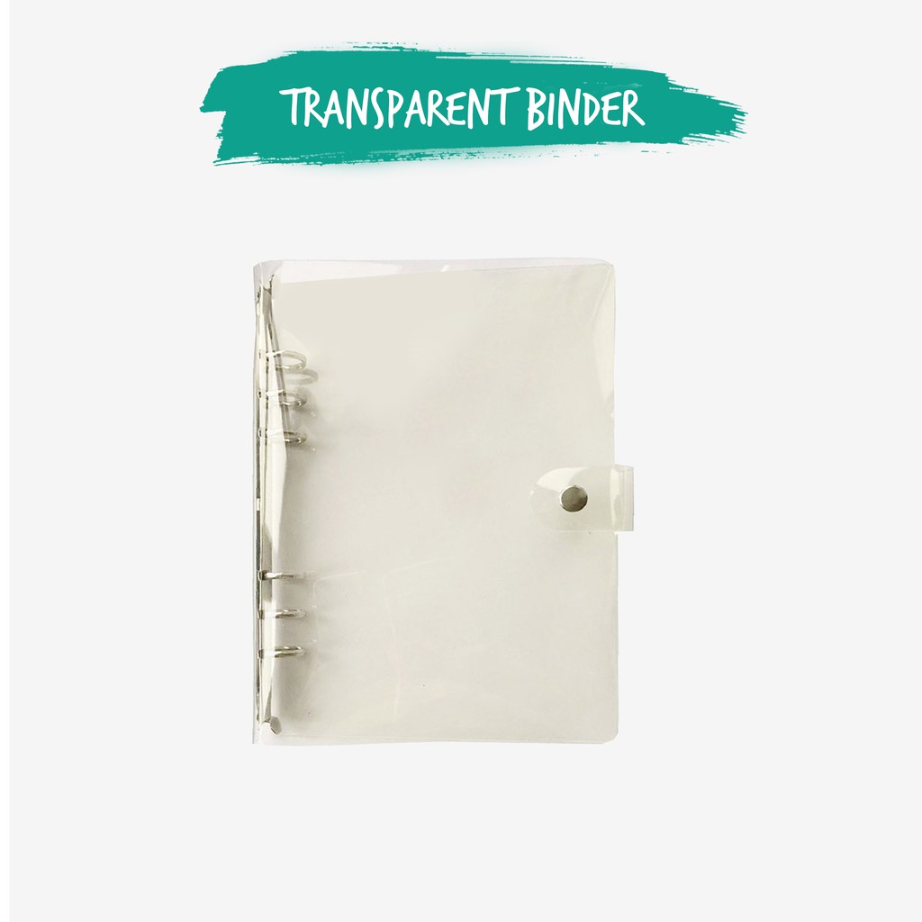 Jual Momenku - Transparent Binder / Binder Transparan A5 6 Ring Binder ...