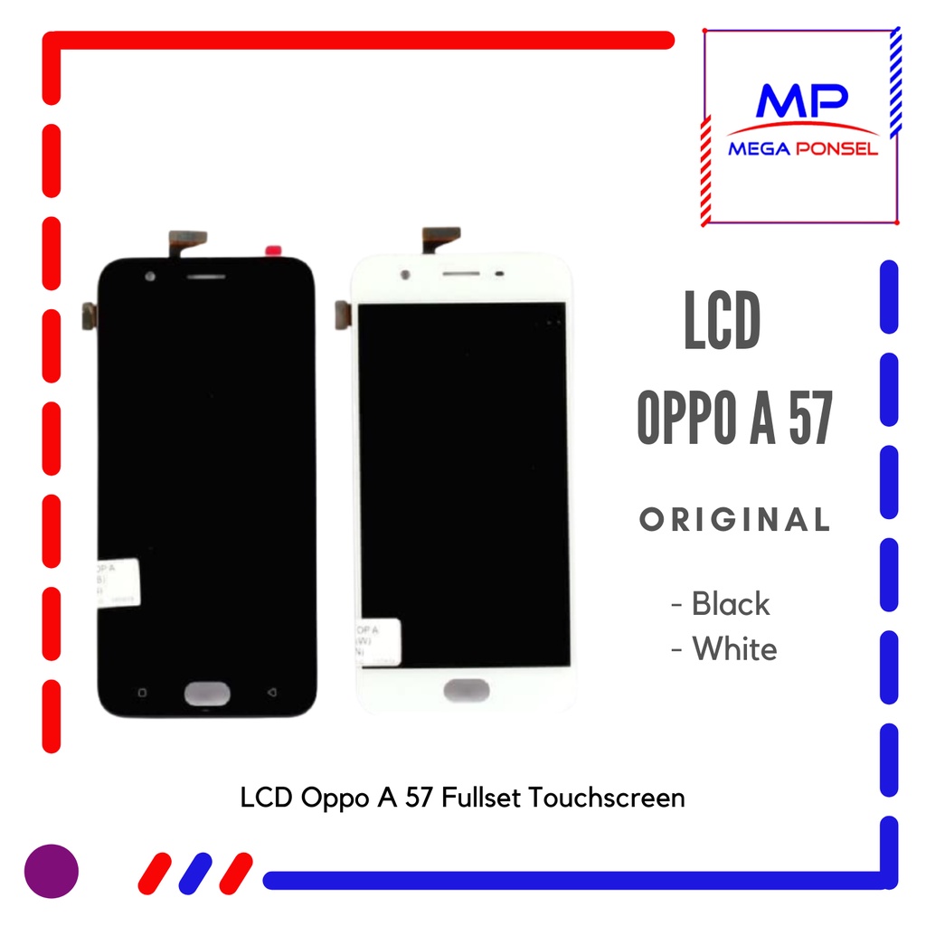 Jual LCD Oppo A 57 A57 Fullset Touchscreen - Mega Ponsel Bandung ...