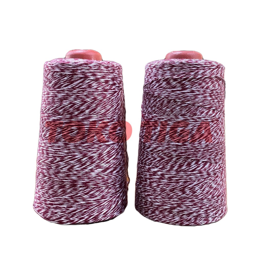 Jual Benang Jahit Karung Polyester 20/6 Merah Putih Merk NEW HOME ...