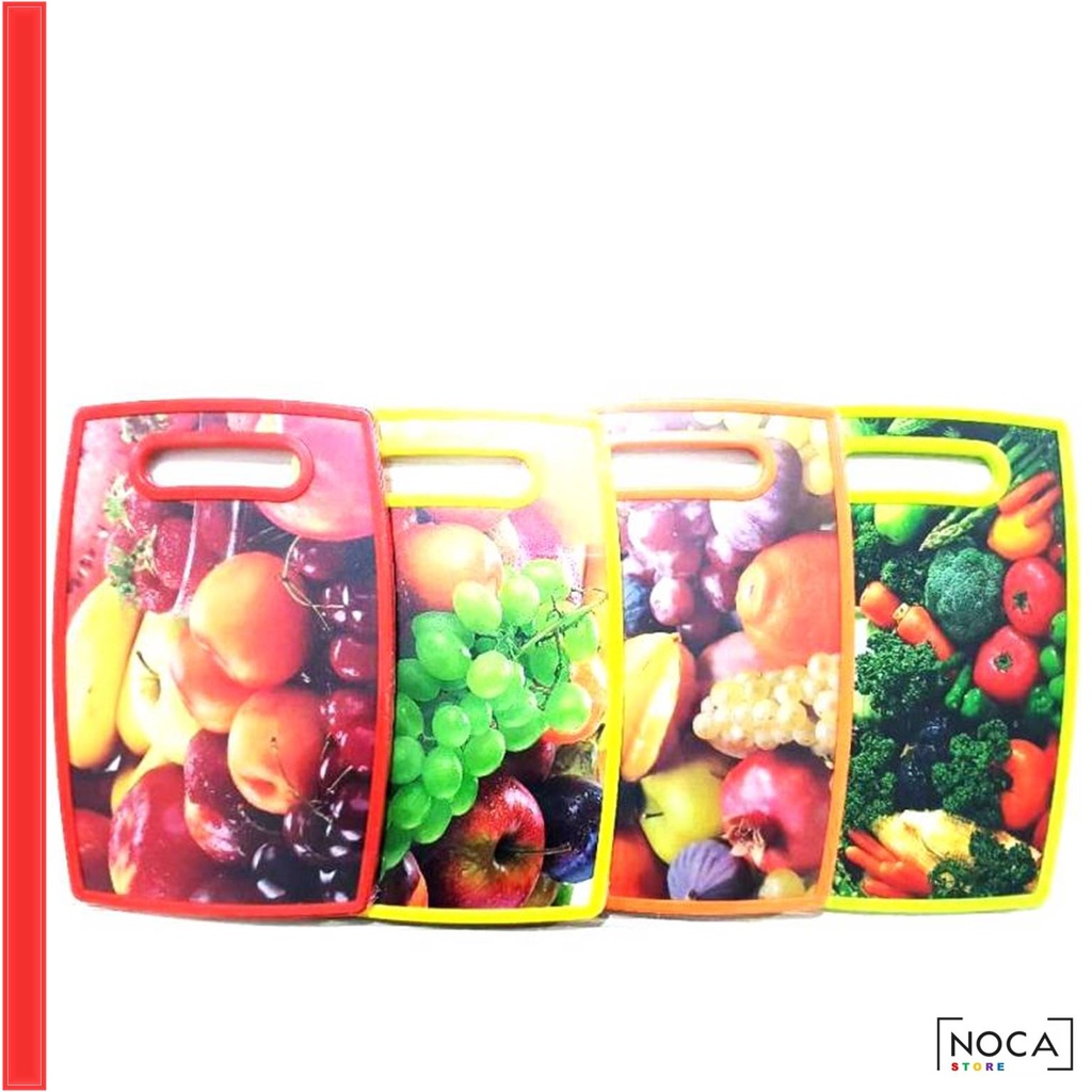 Jual Talenan Motif Buah Plastik Tebal Cutting Board Alas Potong ...