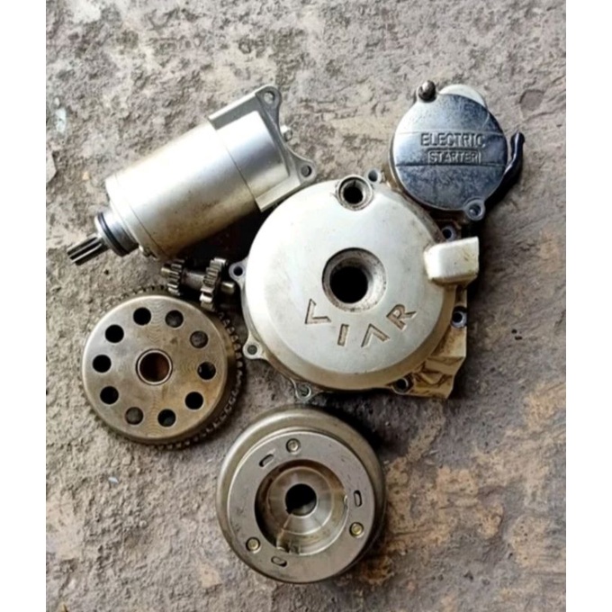 Jual dobel stater viar grobak 150 cc original | Shopee Indonesia