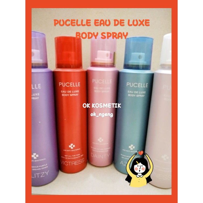 Jual ok_ngeng (ORI) PUCELLE EDL BODY SPRAY 150ml || Parfum Spray Tahan ...