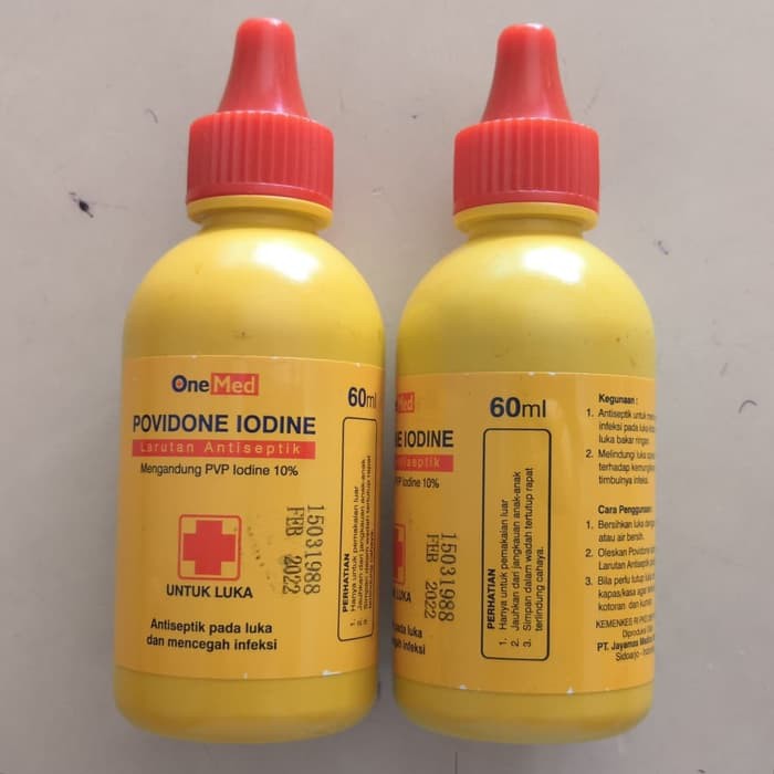 Jual POVIDONE IODINE 10% 60ML | Shopee Indonesia