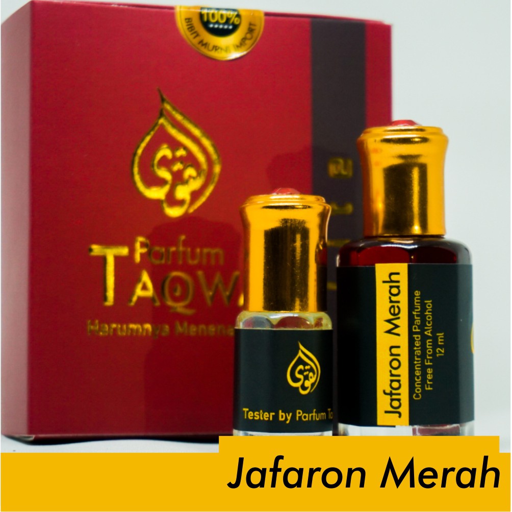 Jual Parfum Taqwa JAFARON MERAH 12 ml [ Beli 1 Gratis 1 ] | Minyak ...