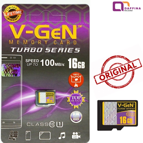 Jual MICRO SD VGEN 16 GB CLASS10 MEMORY CARD | Shopee Indonesia