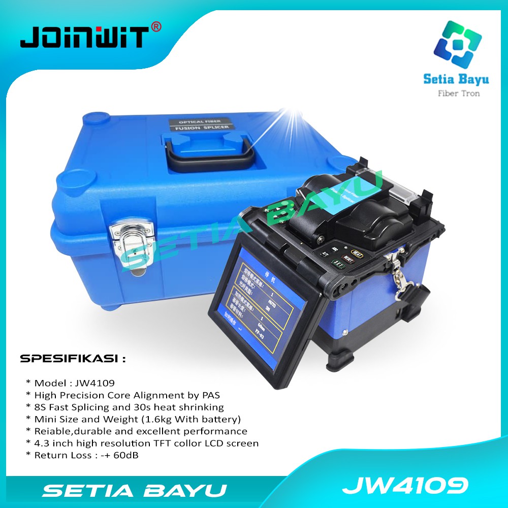 Jual Splicing JOINWIT JW4109 Alat Sambung Fiber Optik Fusion splicer ...