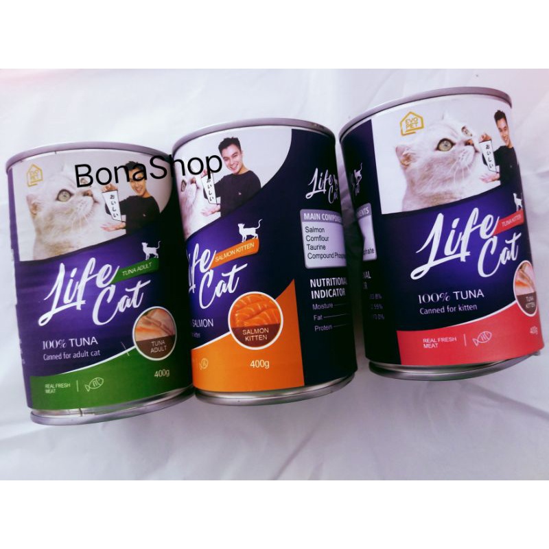 Jual LIFE CAT 400g ( Pakan Basah ) | Shopee Indonesia