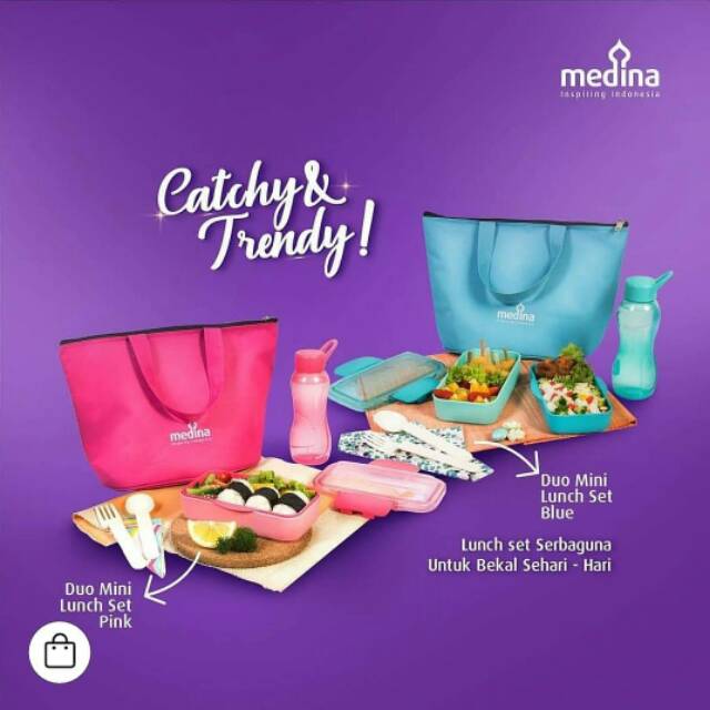 Jual Medina Duo Mini Lunch set | Shopee Indonesia