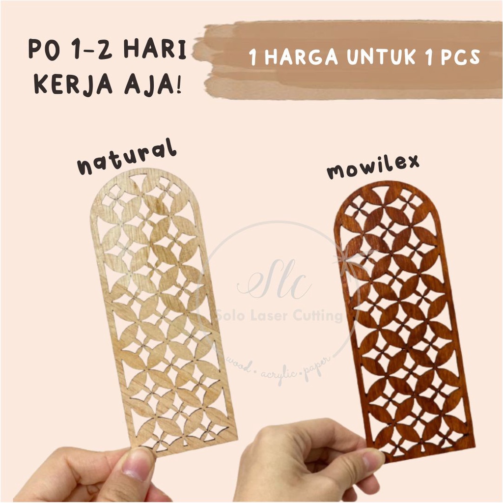 Jual Lengkung Motif Kawung / Dome / Kubah Kayu Plywood / MDF / Akrilik ...