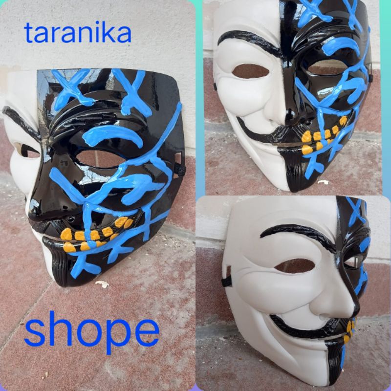 Jual topeng hacker black darco | Shopee Indonesia