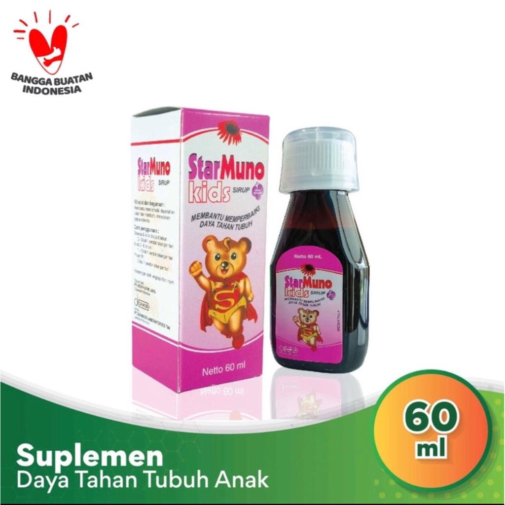 Jual Starmuno Kids - Starmuno Sirup - Kalbe - Multivitamin Anak ...