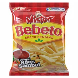 Jual Snack ciki mister bebeto per pak isi 20 pcs | Shopee Indonesia