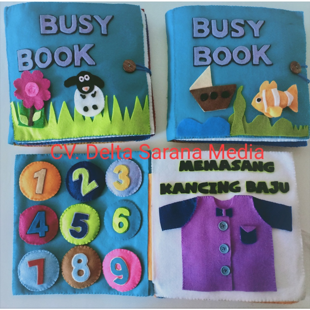 Jual Buku Busy Book, Buku karakter Bergambar untuk anak Usia dini ...