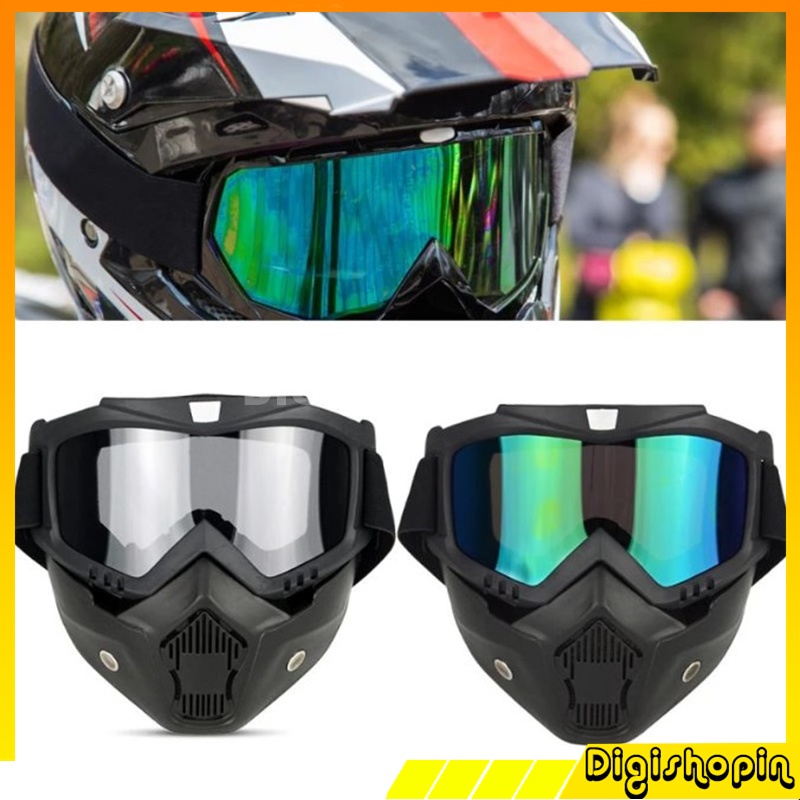 Jual Masker Motor Kaca Helm Retro / Kacamata Goggles Mask Retro VIntage ...