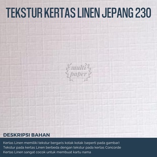 Jual Kertas Linen A3 230 gsm isi 500 lembar / Kertas Linen Jepang A3 ...