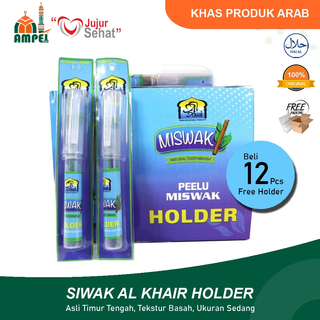 Jual Siwak Al Khair Besar Perlengkapan Sholat Pria untuk Perawatan Gigi ...