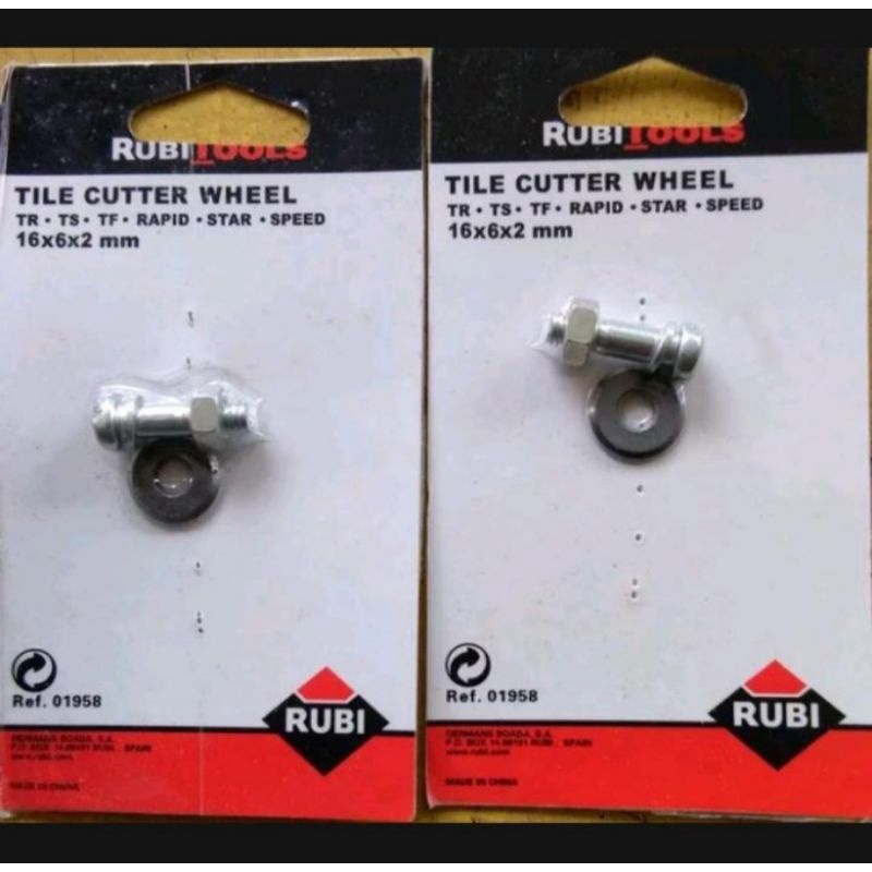 Jual Mata Rubi Potong Keramik RUBI ORIGINAL Tile Cutter wheel Ukuran ...
