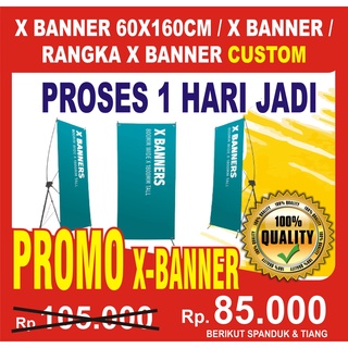 Jual X Banner 60x160cm / X Banner / Rangka X Banner | Shopee Indonesia