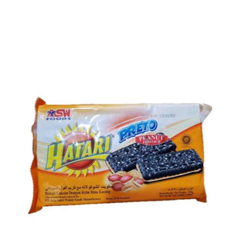 Jual Hatari Preto Biskuit Peanut Cream 200 gr | Shopee Indonesia