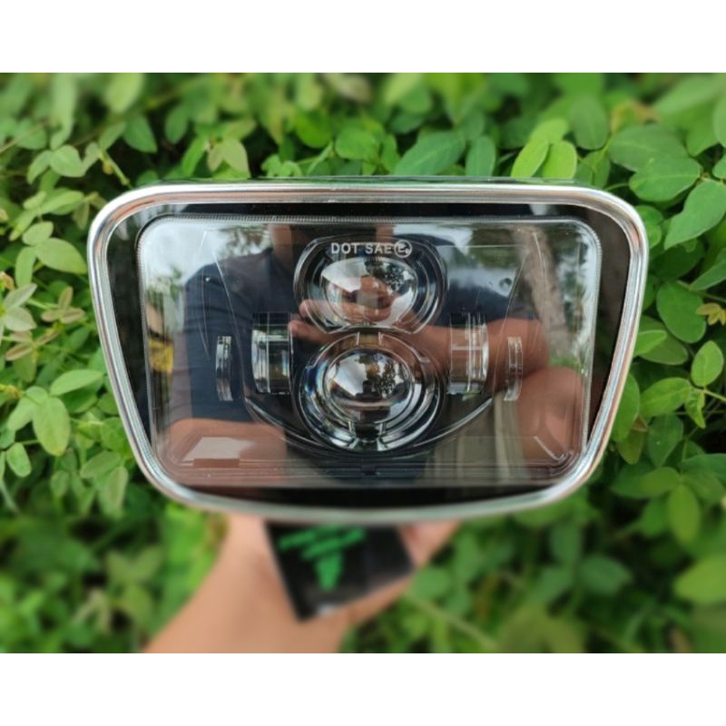 Jual Lampu daymaker oval rx king pnp scorpio set frame dan batok ...